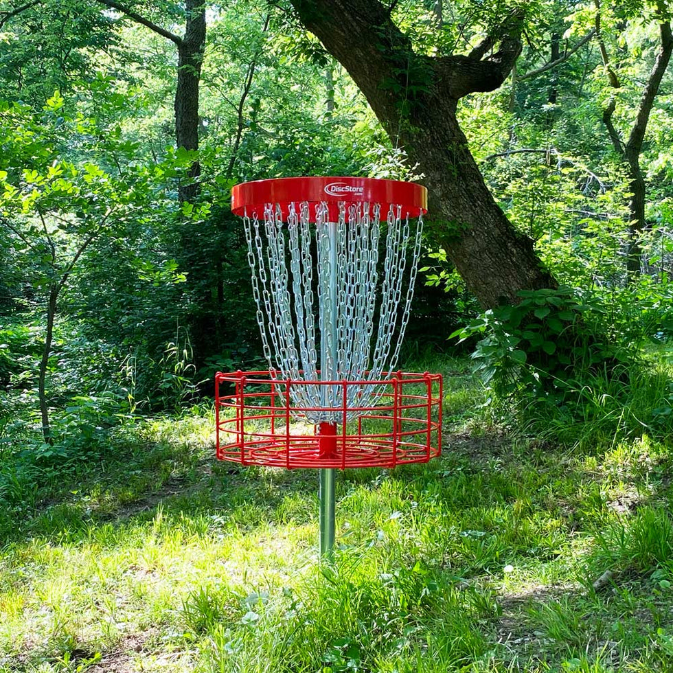 GrowTheSport Champion Permanent Disc Golf Basket – DiscGolfBaskets.com