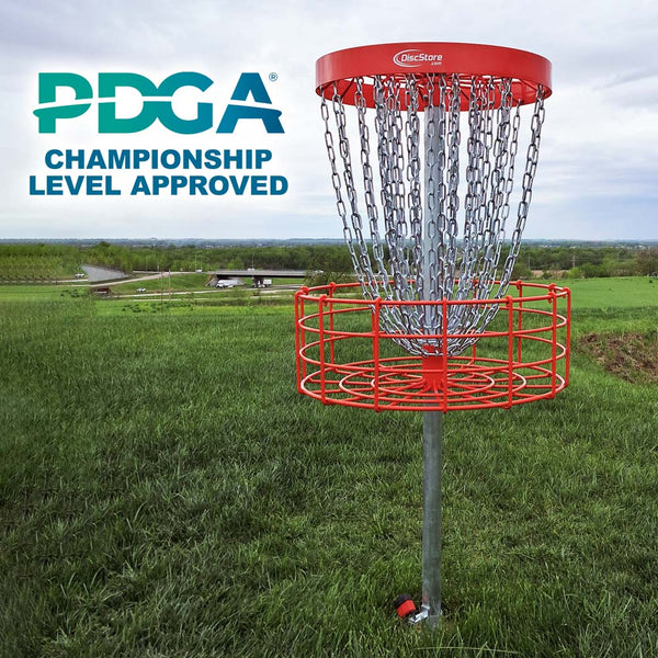 GrowTheSport Champion Permanent Disc Golf Basket – DiscGolfBaskets.com