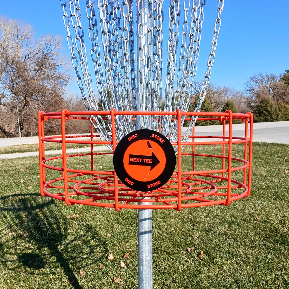 Disc Store Next Tee Arrow Disc Golf Course Signs – DiscGolfBaskets.com